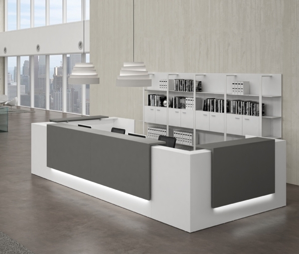 Banque d'Accueil BENCH en U 2 - Mobilier de bureau professionnel