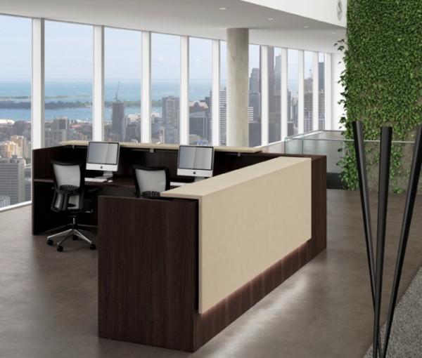 Banque d'Accueil d'Angle Design et Modulable en L, BENCH - Mobilier de ...