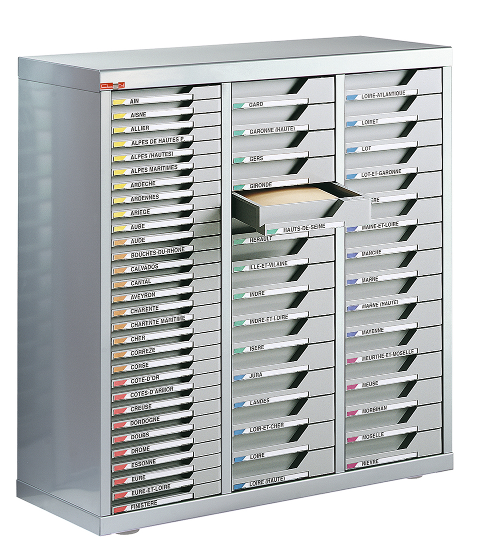 Classeur Clen à tiroirs: Comptoir pour le classement à plat - Mobilier ...