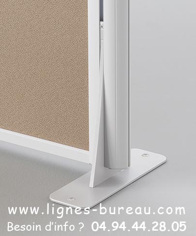Pied simple pour fixer les cloisons pour Open Space "Partition plus ...